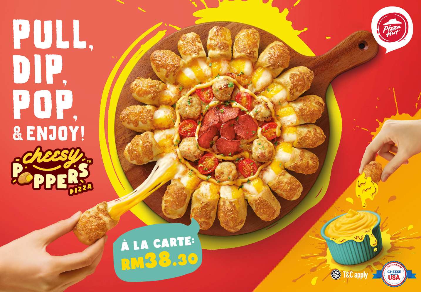 Celebrate this year end by pull, dip, pop with Pizza Hut Malaysia's ...