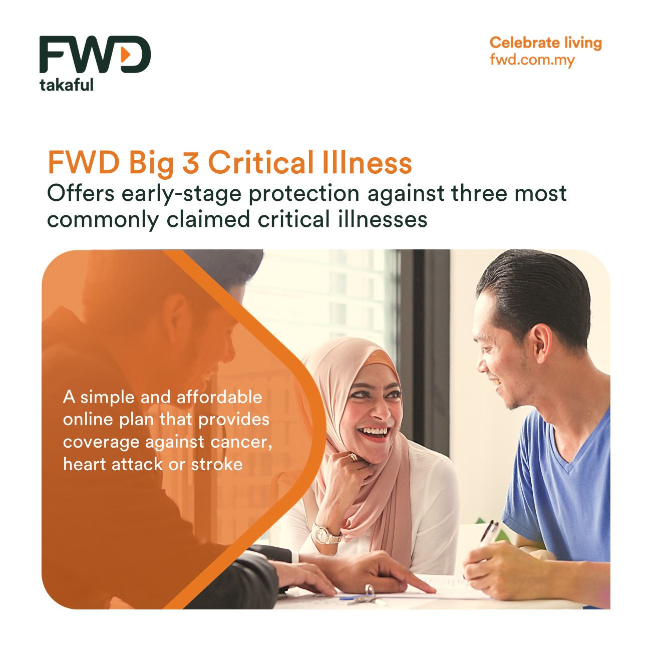 FWD Takaful launches FWD Big 3 Critical Illness to offer full pay out ...