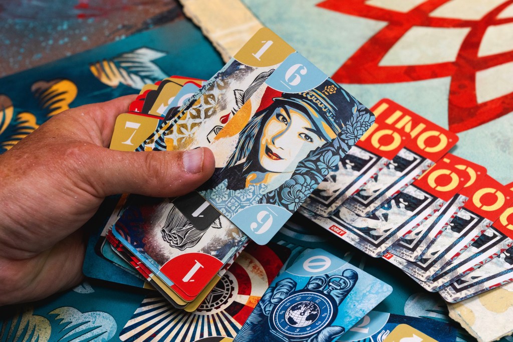 Mattel releases UNO Artiste Series in collaboration with Shepard Fairey ...