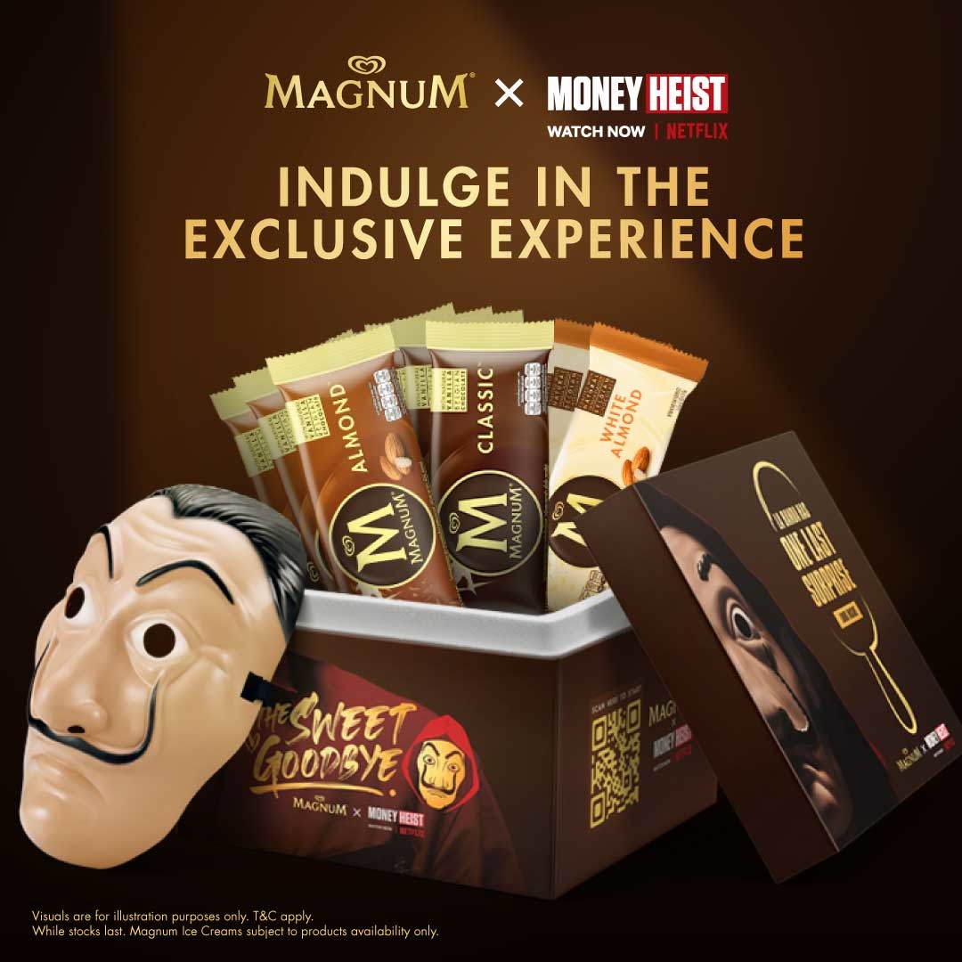 Magnum collabs with Netflix's Money Heist for final season with limited ...