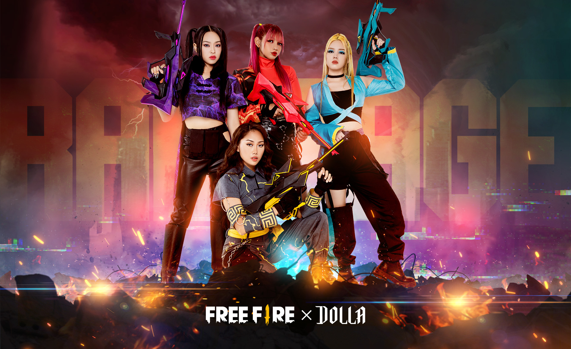 Free Fire berkolaborasi dengan DOLLA untuk kempen “Free Fire Untuk ...