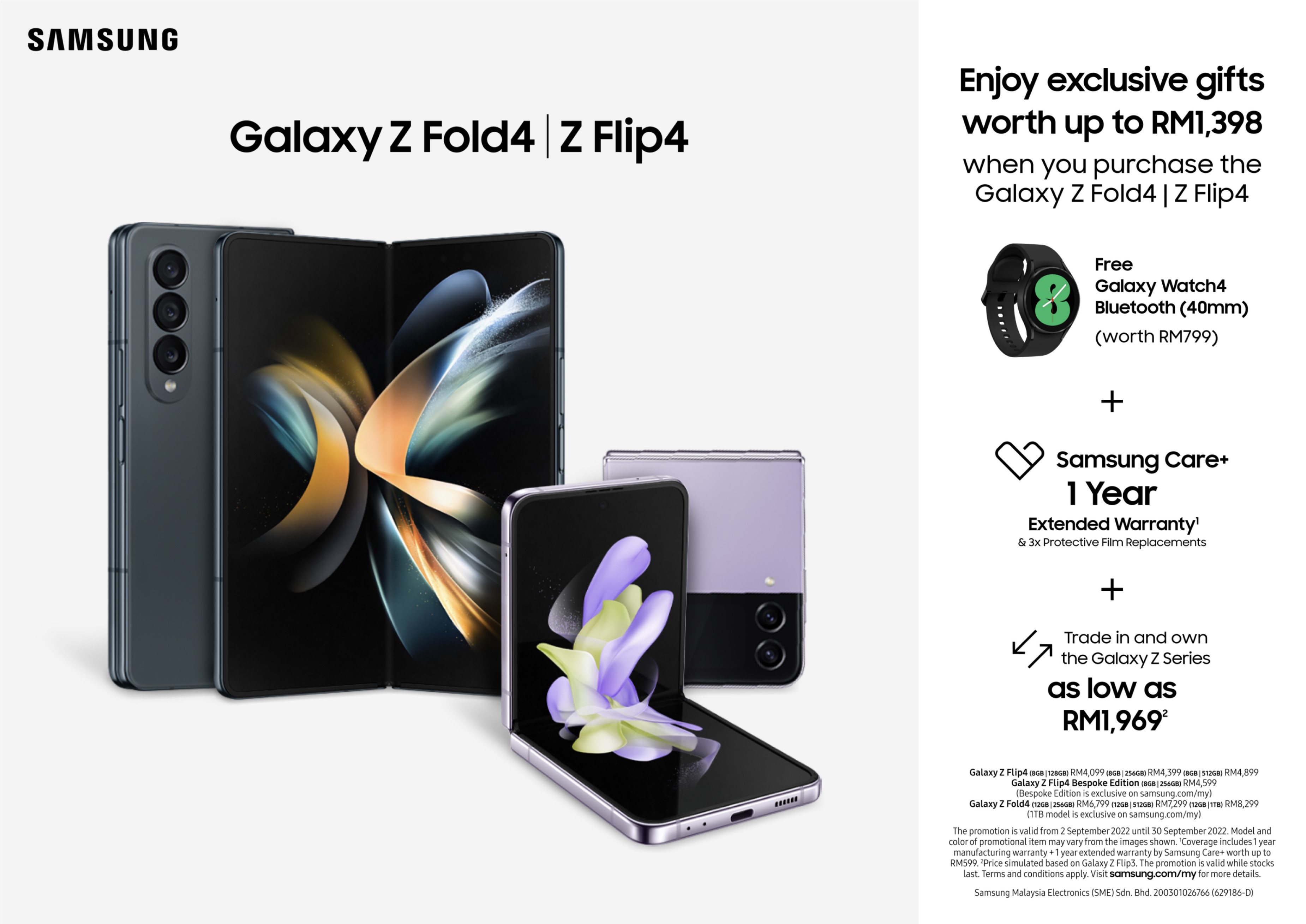 Samsung Malaysia kicks off Galaxy Z Flip4 and Galaxy Z Fold4 roadshow; from 2 Sept - 2 Oct at ...