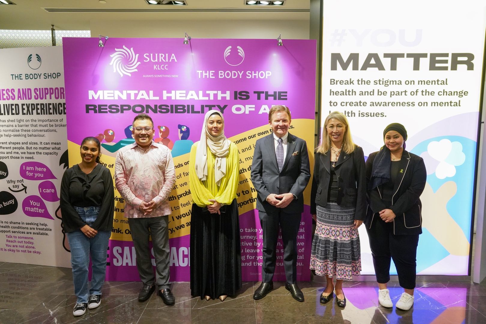 Suria KLCC and The Body Shop launches #YouMatter campaign to raise mental health awareness in ...