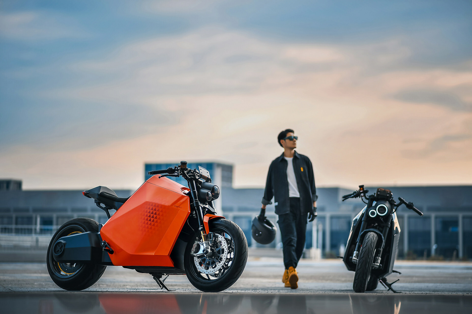 Davinci Motor launching its futuristic electric motorcycle DC100 at CES ...
