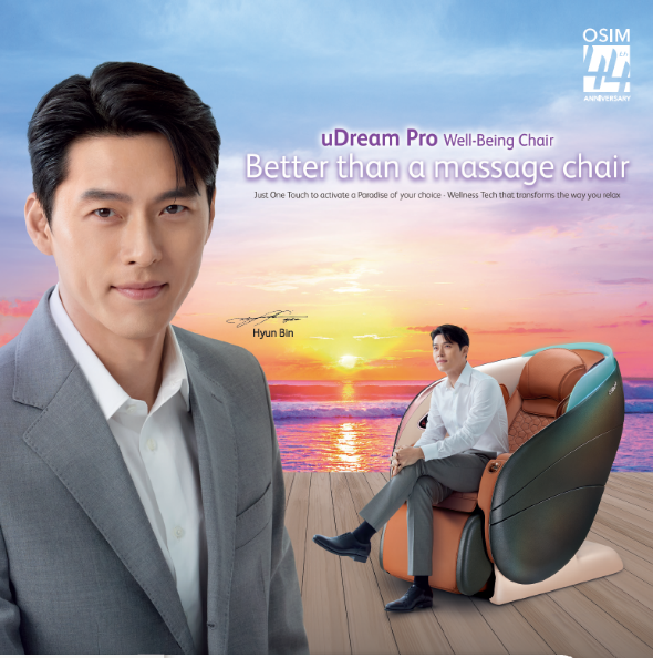 OSIM appoints Hyun Bin as Ambassador for Next Generation uDream Pro ...