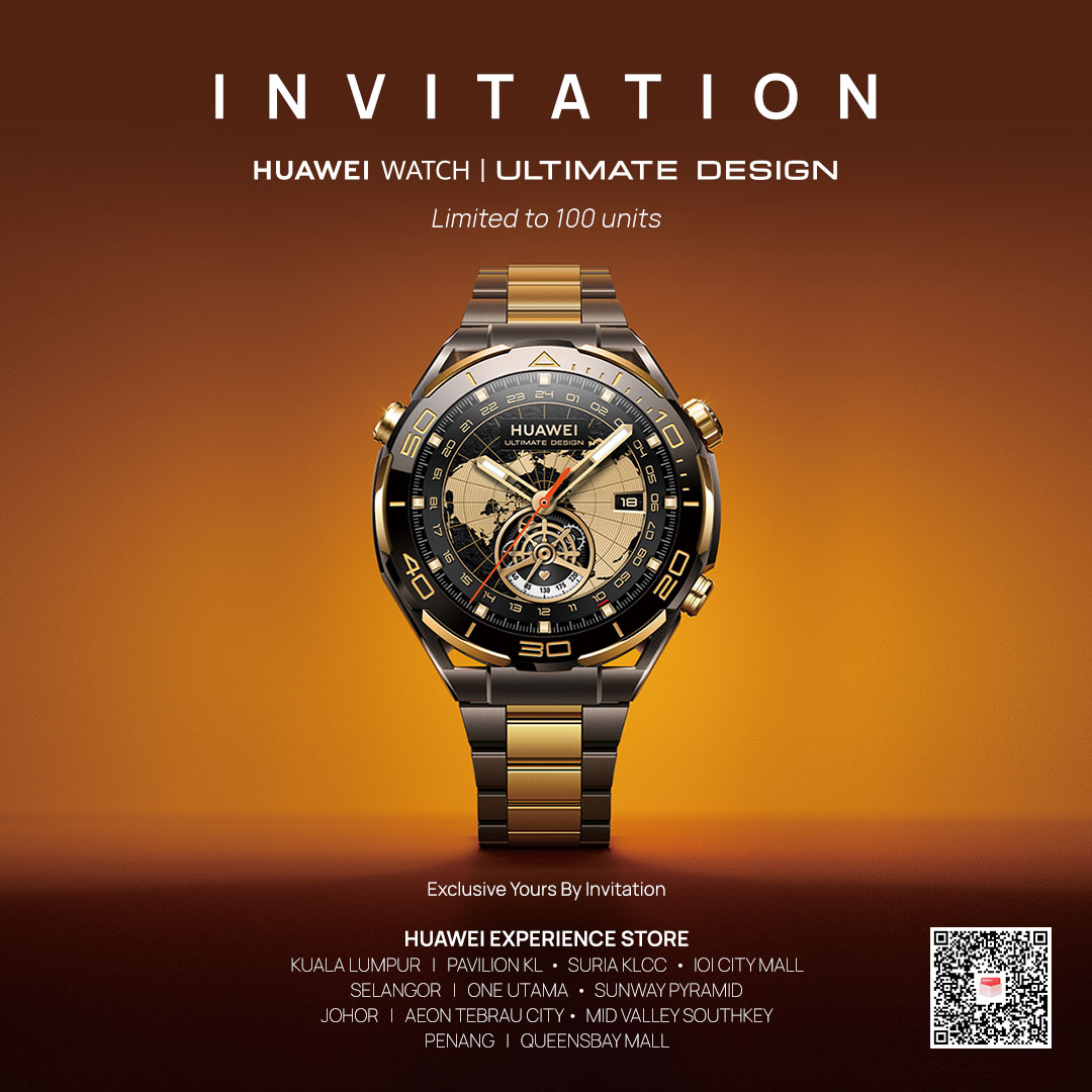 HUAWEI WATCH Ultimate Design goes for RM13,999 in Malaysia but only by ...