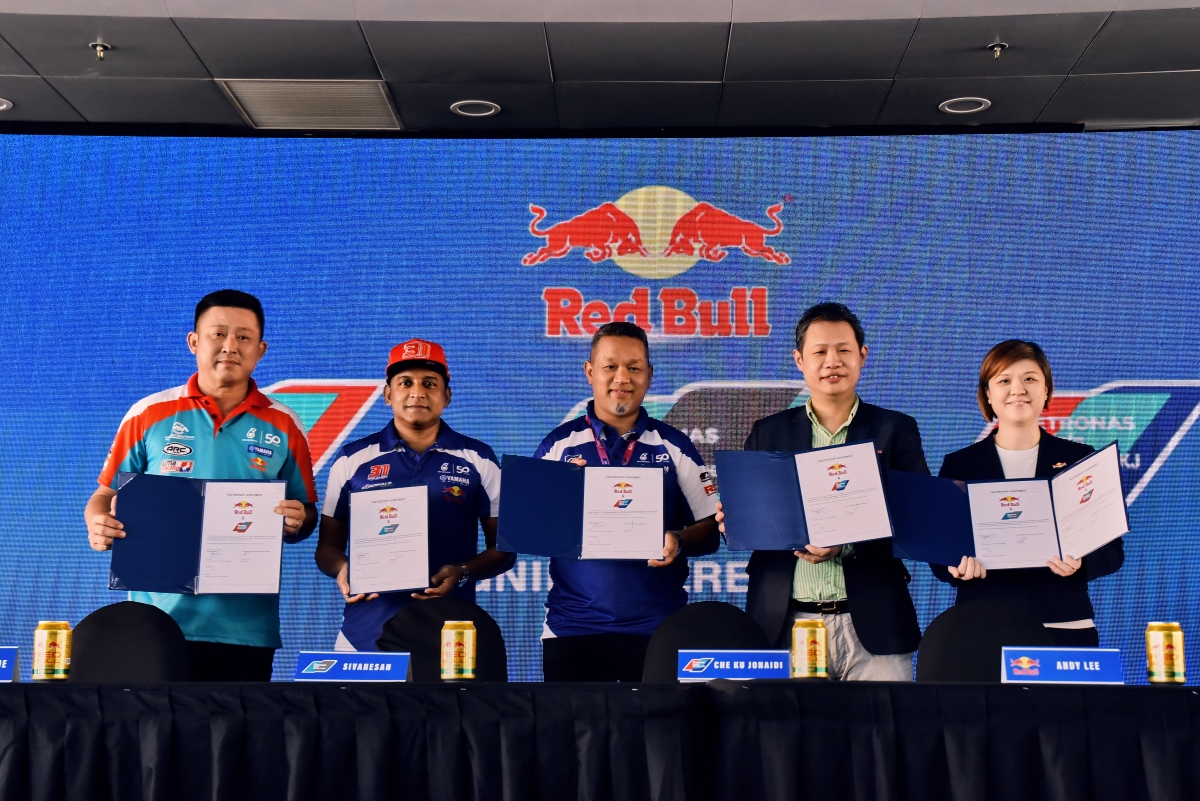 Red Bull Malaysia partners with PETRONAS Sprinta Yamaha Racing Teams to ...