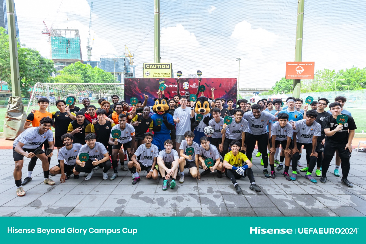 Hisense Malaysia and Sunway University hosted “Beyond Glory Campus Cup” in conjunction of UEFA ...
