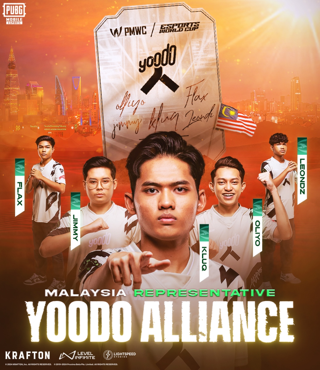 Yoodo Alliance represents Malaysia at PUBG MOBILE World Cup 2024 in Riyadh, Saudi Arabia - TrendGrnd