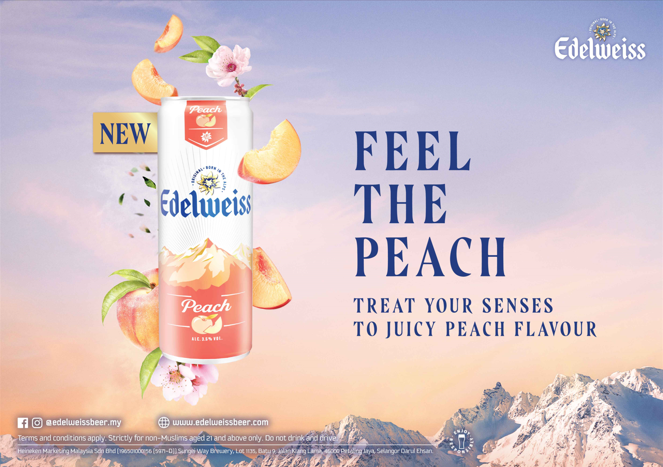 Edelweiss Peach debuts in Malaysia along with ‘Feel the Peach’ campaign ...