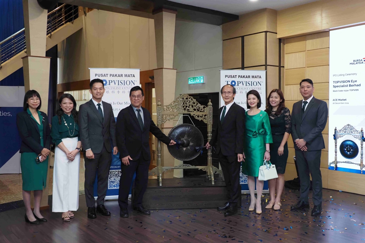 TOPVISION Eye Specialist Berhad officially debuts ACE Market of Bursa ...