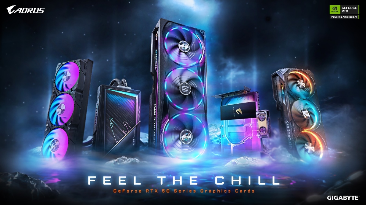 GIGABYTE unveiled "Evolution of Ten" NVIDIA GeForce RTX 50 Series GPUs ...