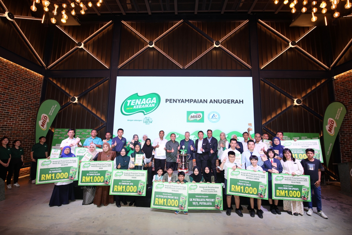 Nestlé MILO ‘Energy For Good’ Programme proves recycled drink packs can ...