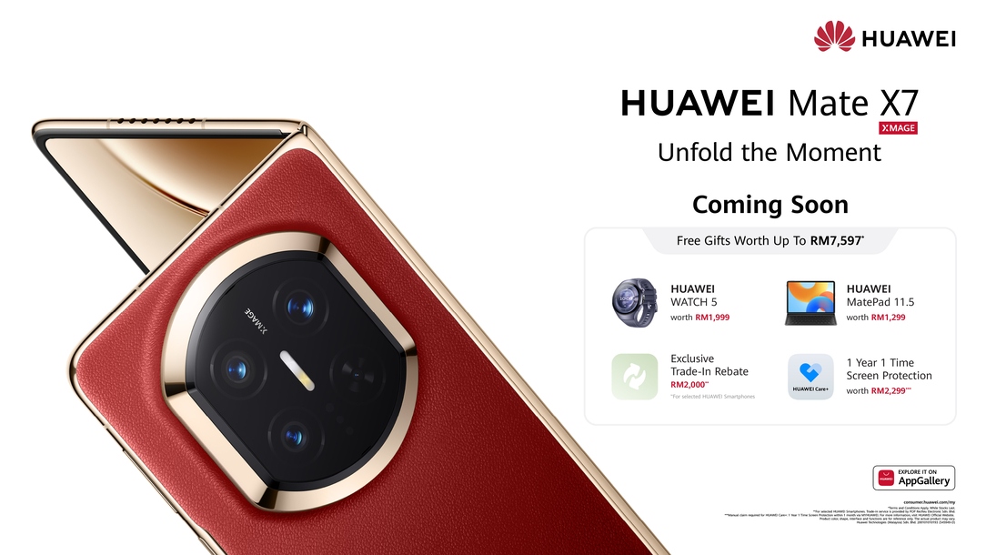 HUAWEI Mate X7, HUAWEI FreeClip 2 and wearables launching soon in ...